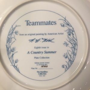 Hamilton | Accents | Vintage The Hamilton Collection Teammates | Poshmark